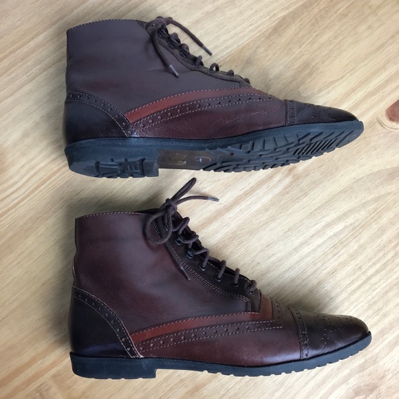 Sabree | Shoes | Sabree Brown Lace Up Boots | Poshmark